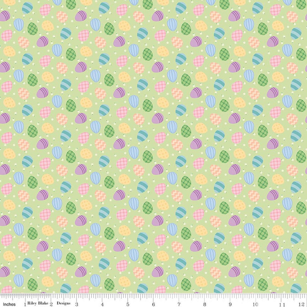 Riley Blake Seasonal Basics - Egg Toss Green – Ohio Star Quilts