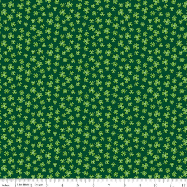 Riley Blake Seasonal Basics - Shamrocks Green – Ohio Star Quilts